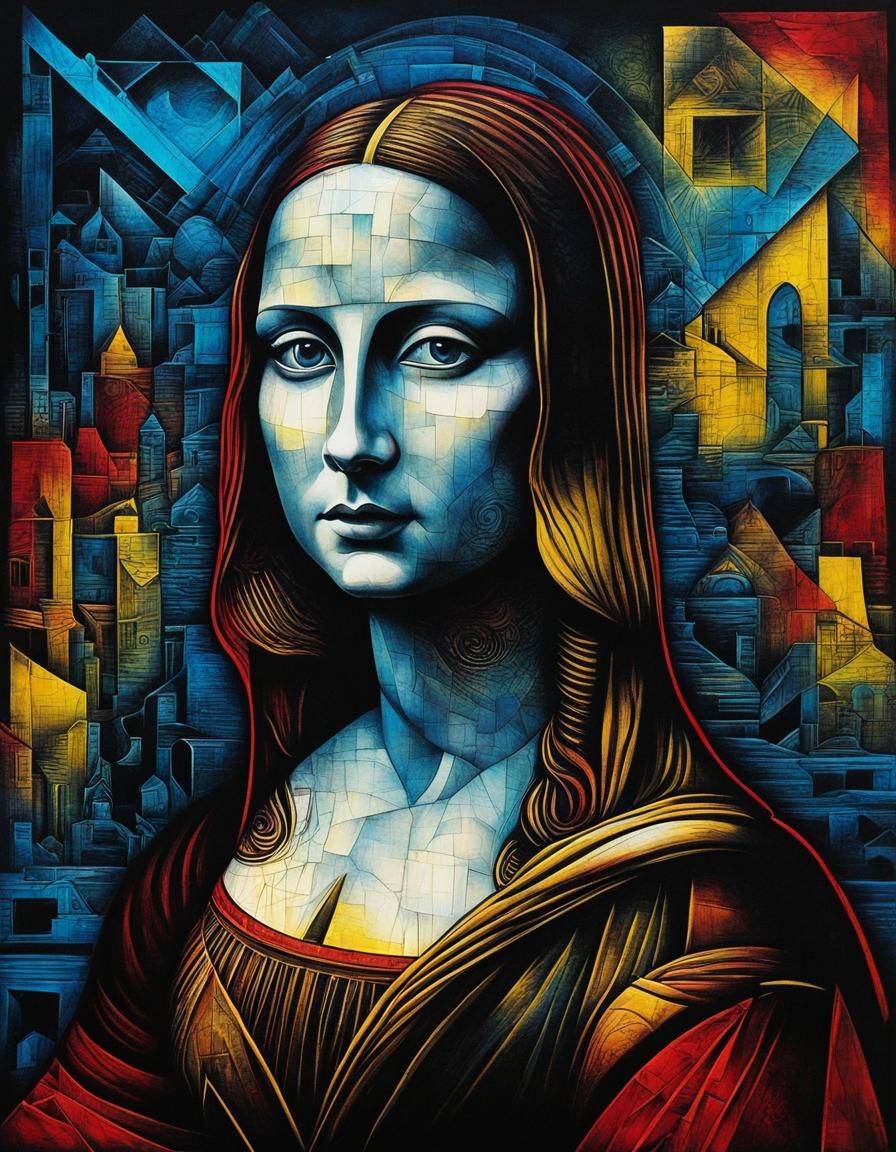 Surreal Mona-Lisa 2 - AI Generated Artwork - NightCafe Creator