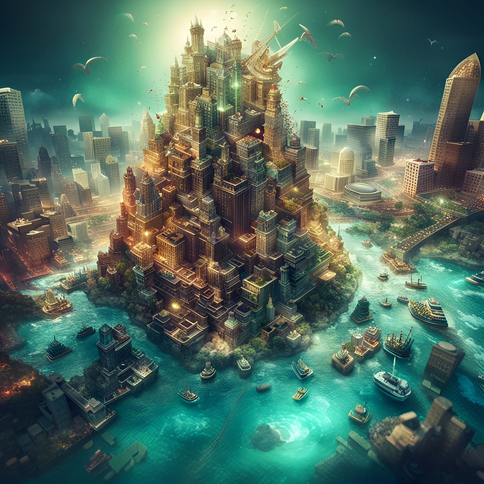 ATLANTIS - AI Generated Artwork - NightCafe Creator