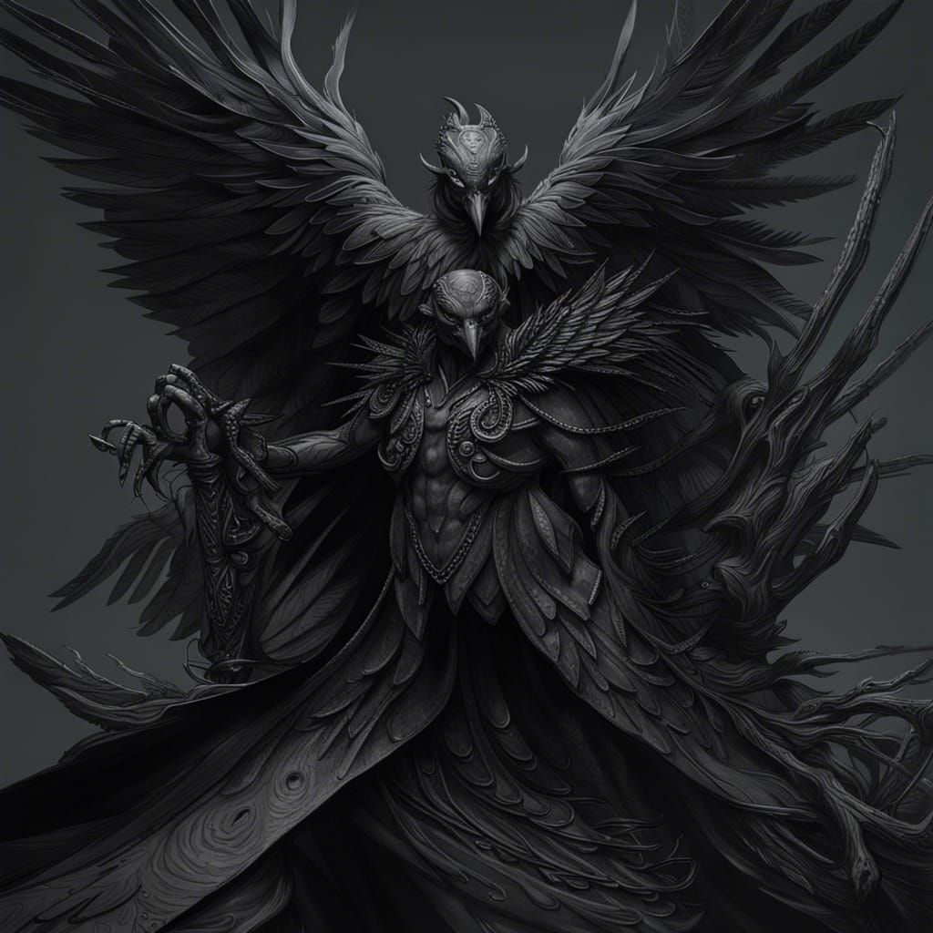 The Raven Lord - AI Generated Artwork - NightCafe Creator