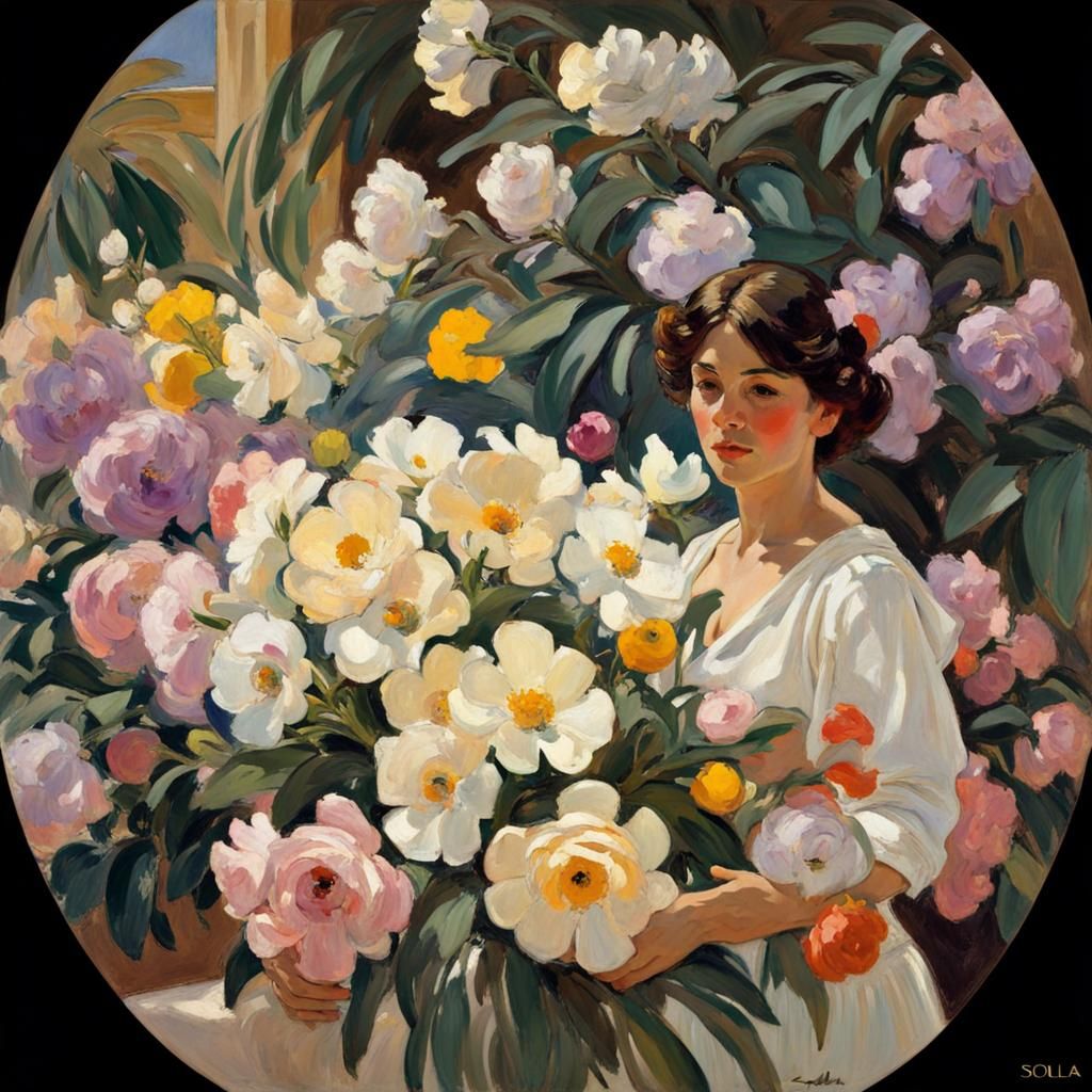 Flowers. - AI Generated Artwork - NightCafe Creator