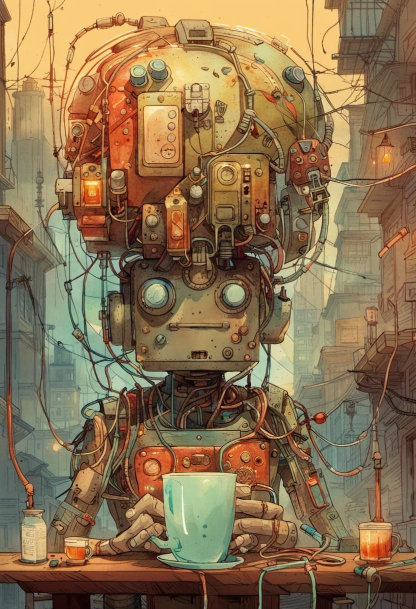 Human, I have Made You Water Poured Over Coffee Beans. - AI Generated ...