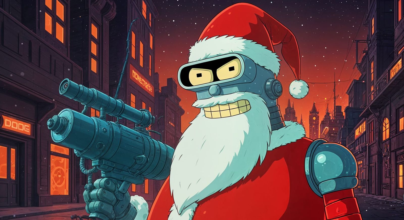 Futurama Robot Santa Claus - Futurama Robot Santa Claus