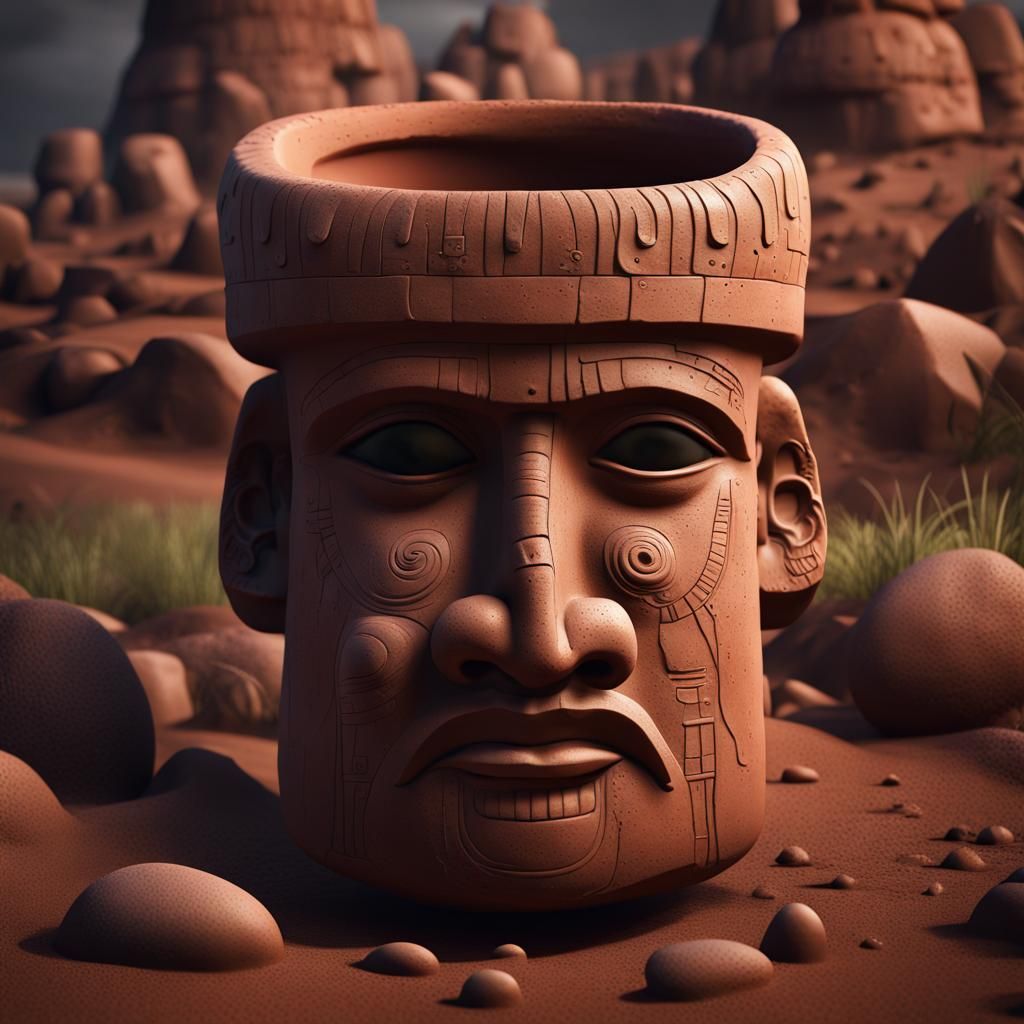 Inca Pot - AI Generated Artwork - NightCafe Creator