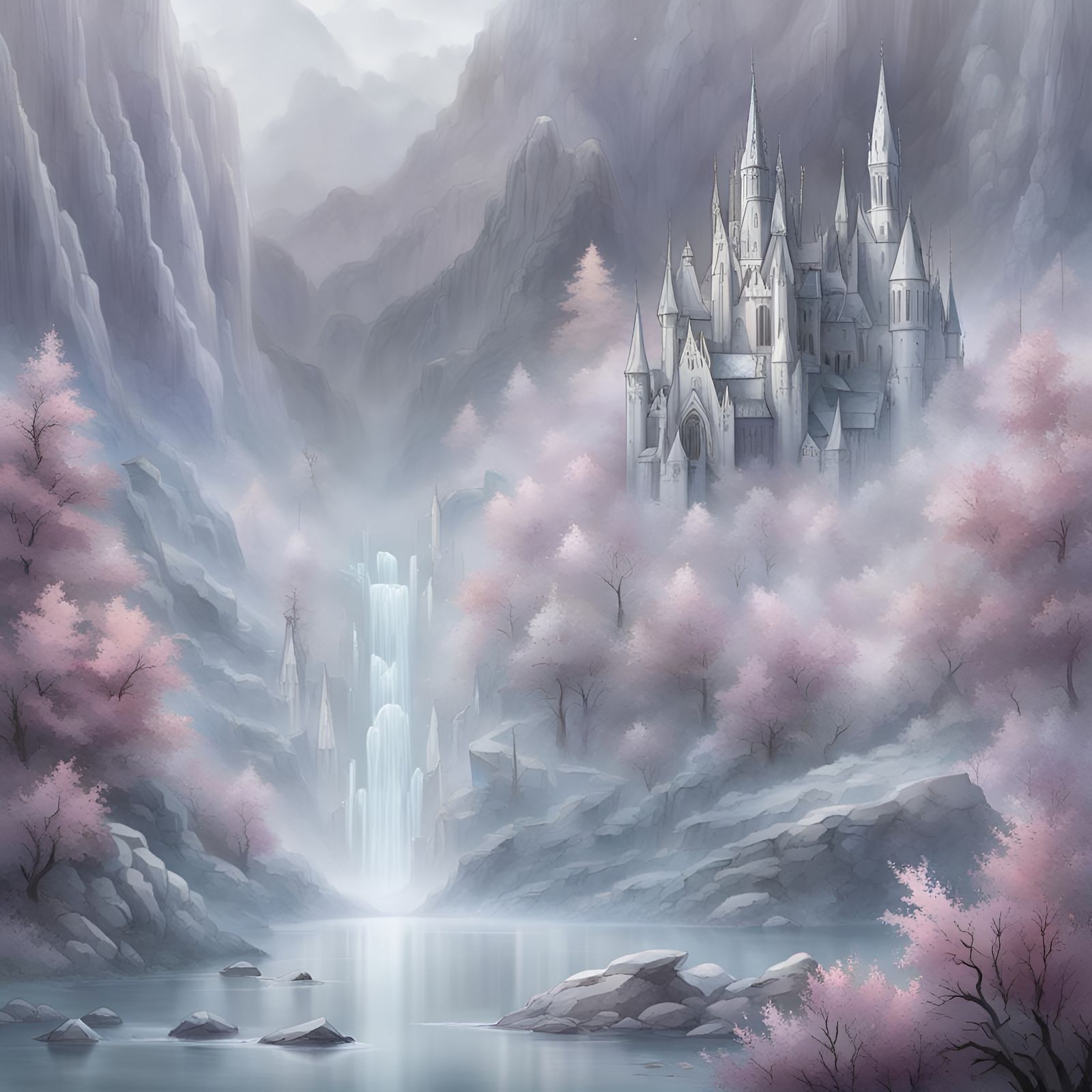 Misty Crystal - AI Generated Artwork - NightCafe Creator