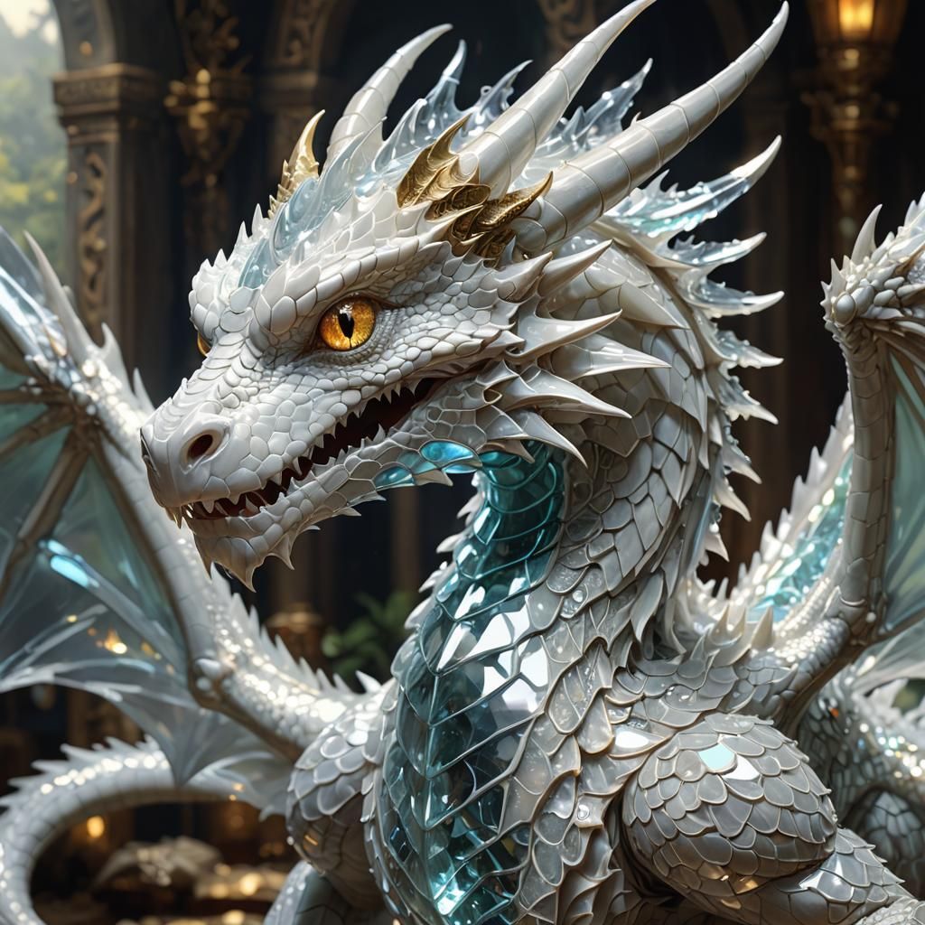 Foil Dragon - AI Generated Artwork - NightCafe Creator