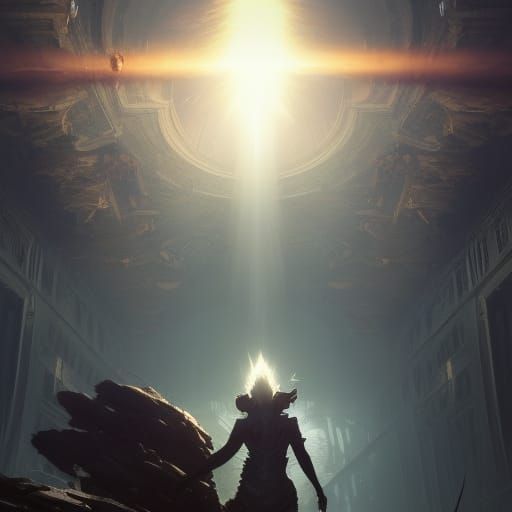 Radiating inner light - AI Generated Artwork - NightCafe Creator