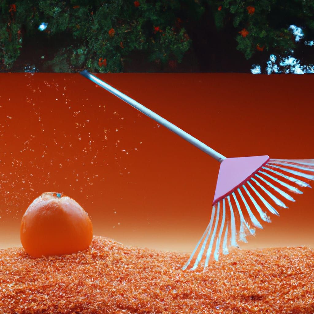 but I never saw the way the orange slayed the rake ultra-realistic ...