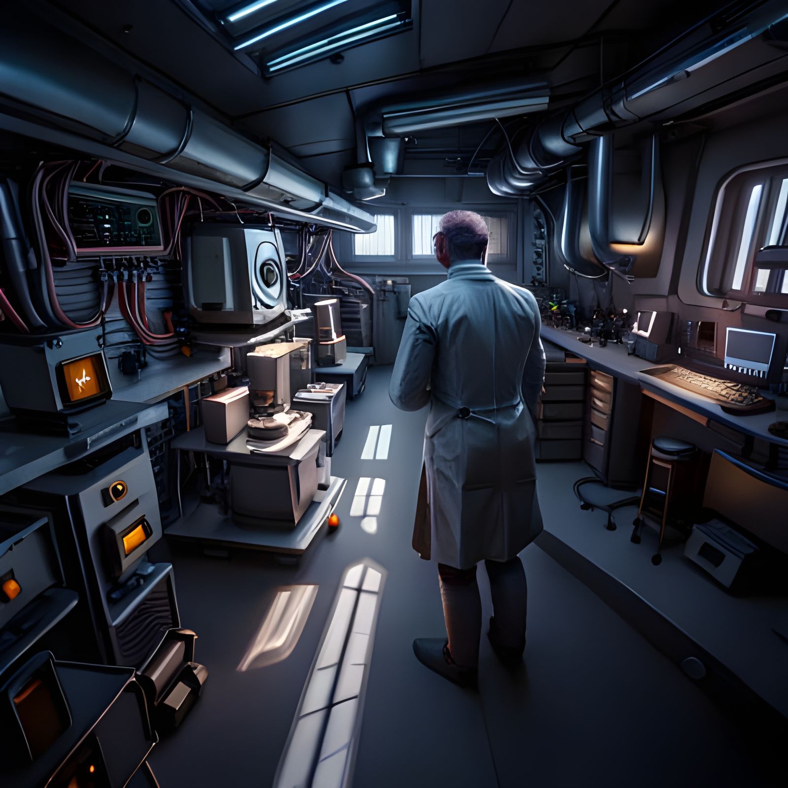 Laboratory - AI Generated Artwork - NightCafe Creator