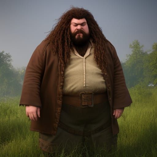 Rubeus Hagrid - AI Generated Artwork - NightCafe Creator