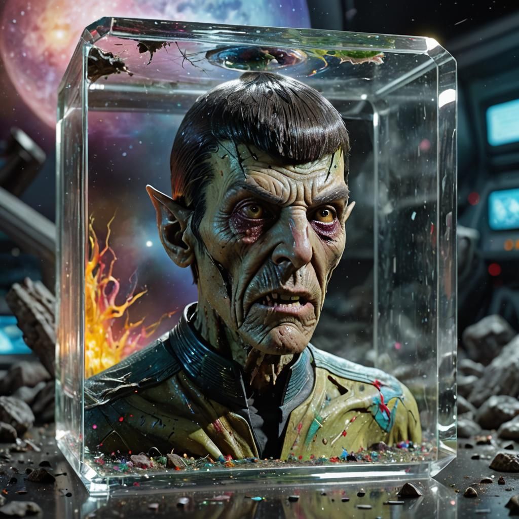 Spock (Zombie Collection) - AI Generated Artwork - NightCafe Creator