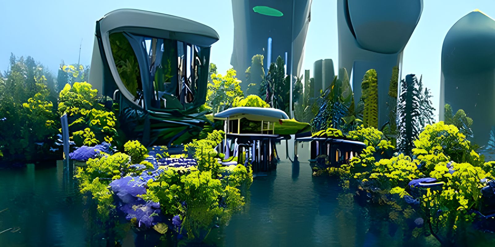 Forest Utopia - AI Generated Artwork - NightCafe Creator