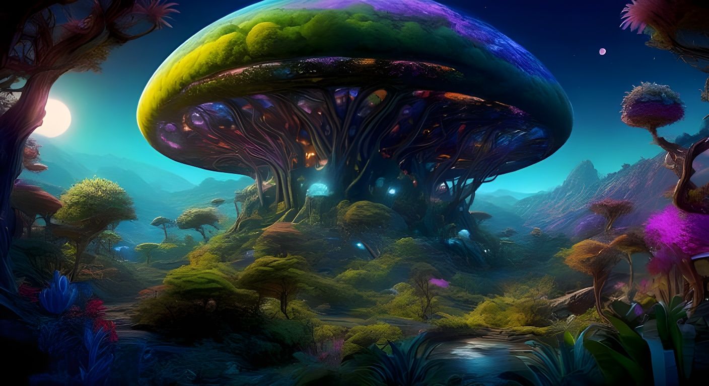 Fantasy World #27 - AI Generated Artwork - NightCafe Creator