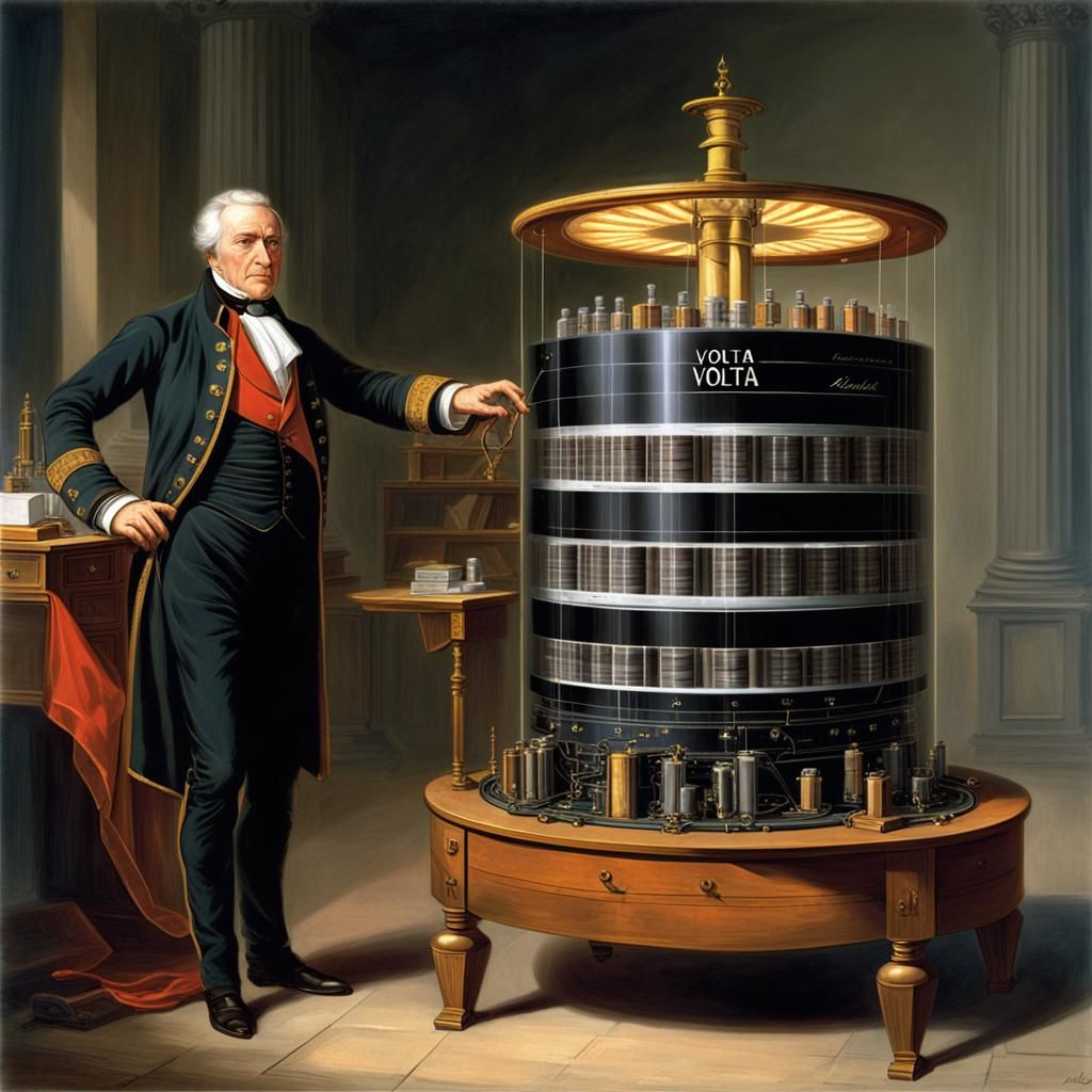 The pile of Volta - AI Generated Artwork - NightCafe Creator