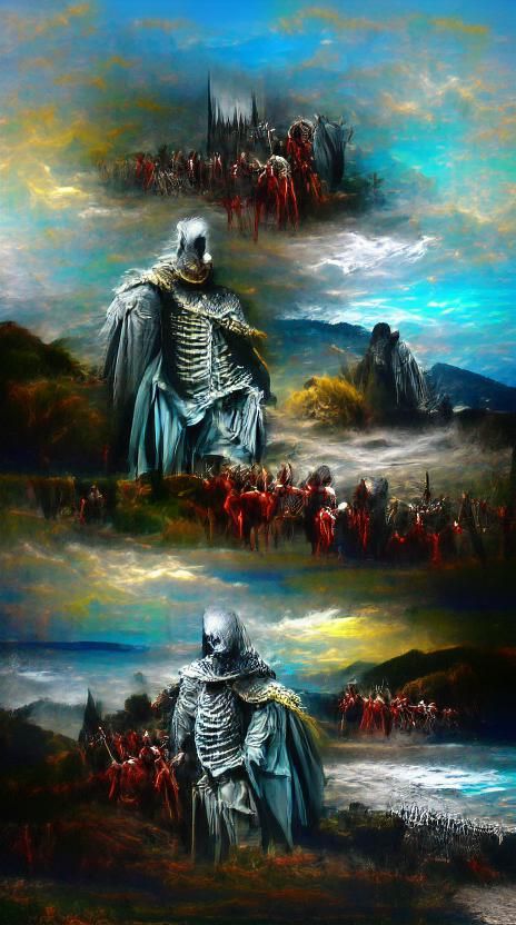 Holy Undead Knight - AI Generated Artwork - NightCafe Creator