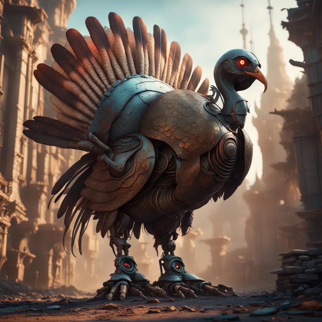 Turkey Robot - AI Generated Artwork - NightCafe Creator