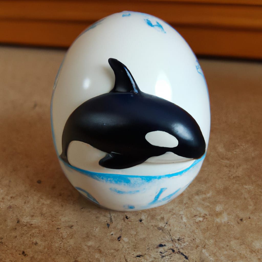 Orca Egg #3 - AI Generated Artwork - NightCafe Creator