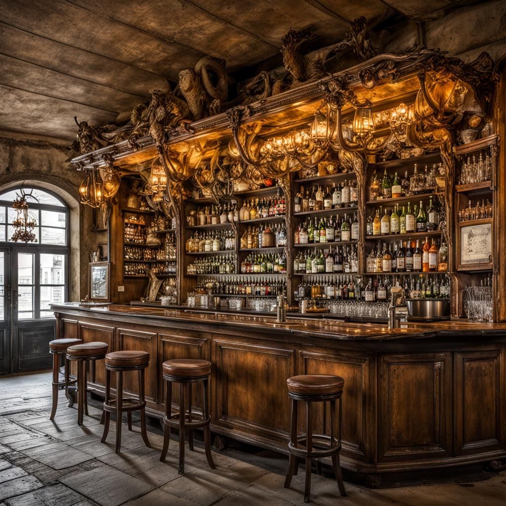 The Bar - AI Generated Artwork - NightCafe Creator