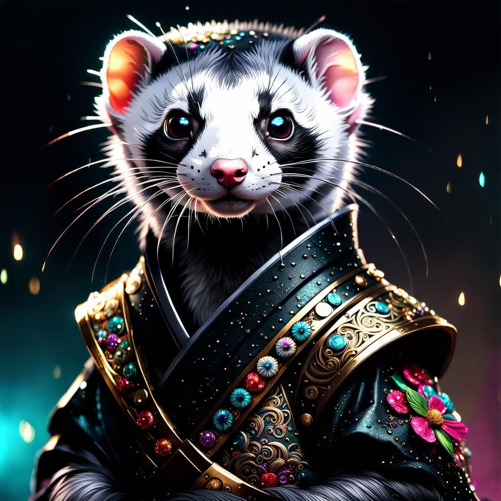 A proud Asian ferret... - AI Generated Artwork - NightCafe Creator