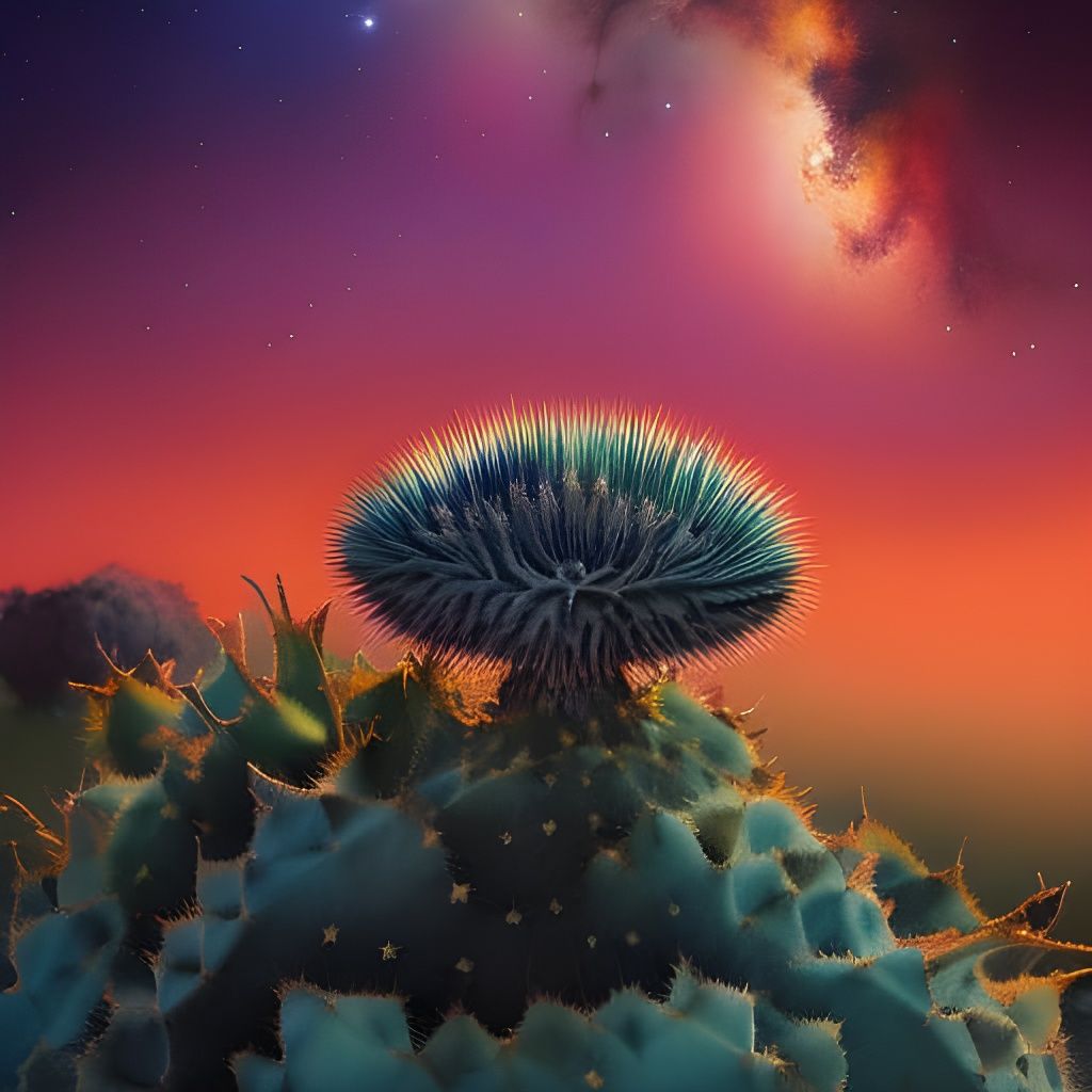 Alien Cactus - AI Generated Artwork - NightCafe Creator