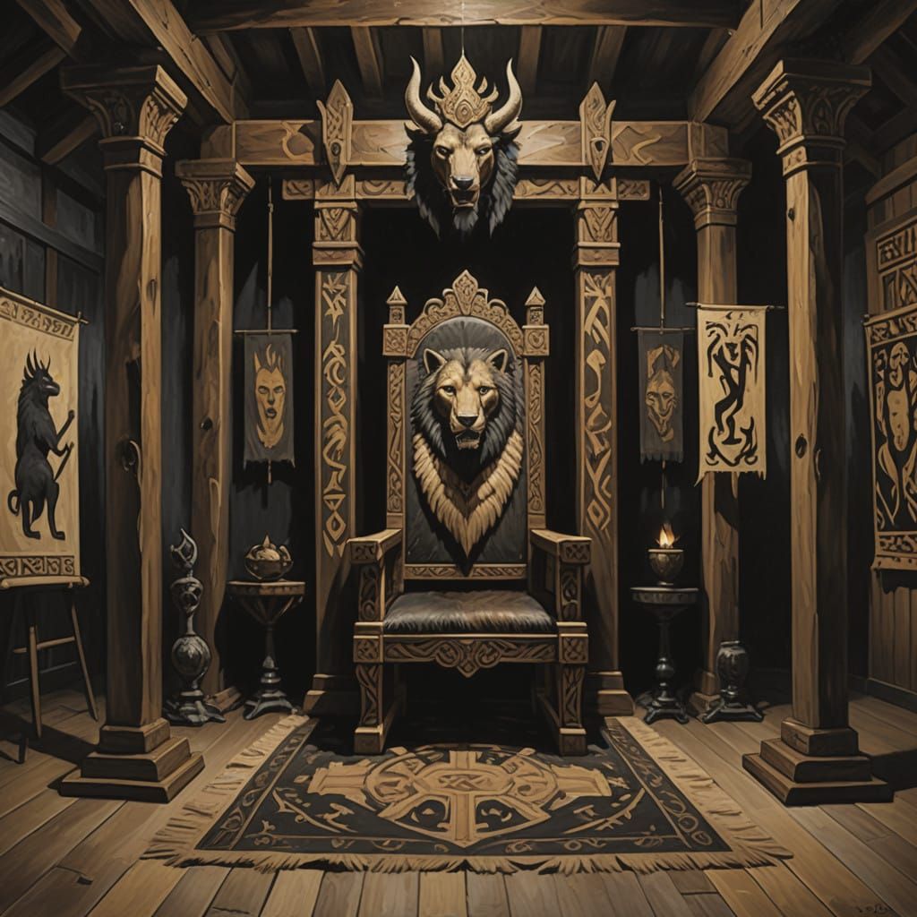 Interiors - Old throne 2 - Interiors - Old throne 2