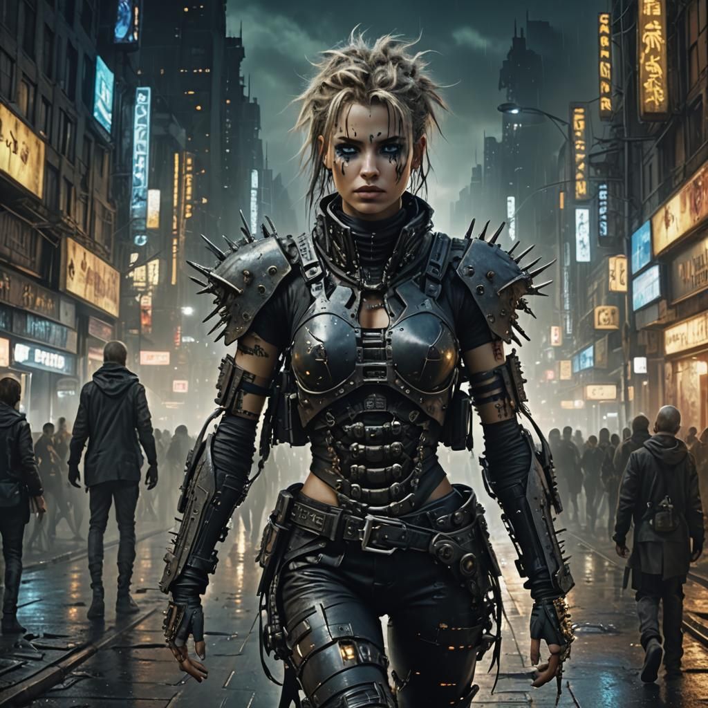 Cyber Armor - AI Generated Artwork - NightCafe Creator