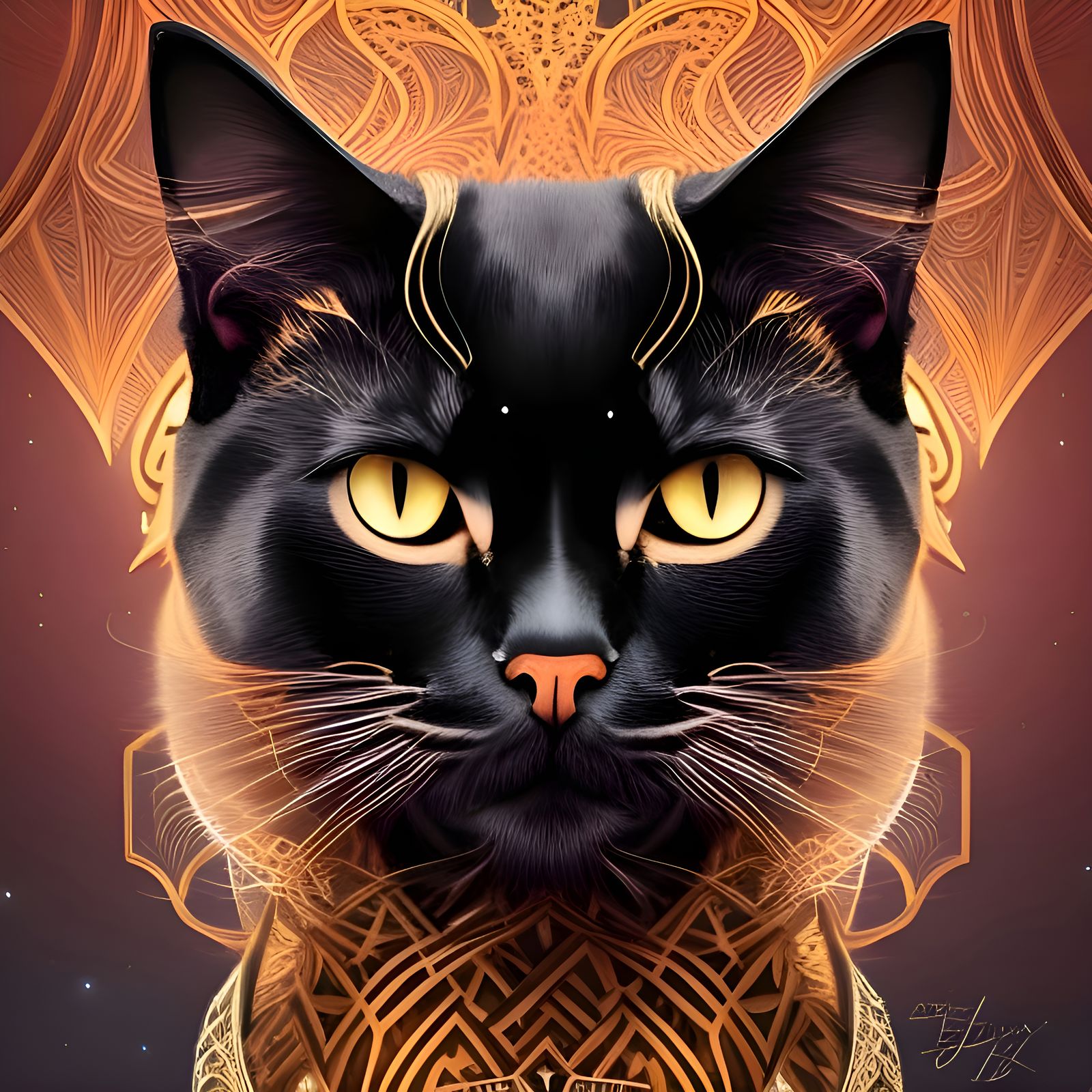 black - AI Generated Artwork - NightCafe Creator