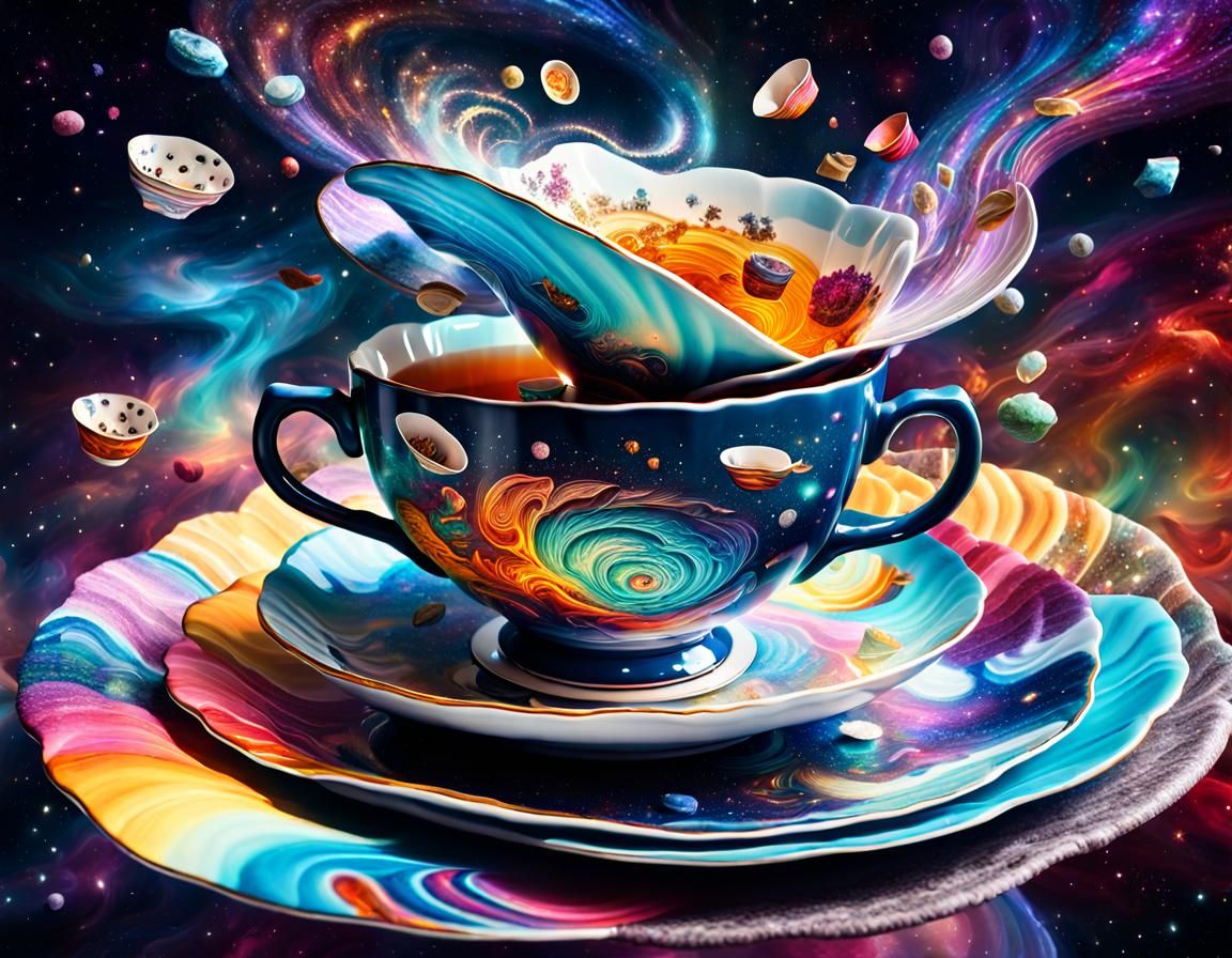 Random Objects in Space - AI Generated Artwork - NightCafe Creator