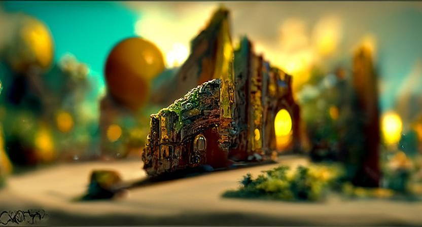 Brightly Gleaming Norman Castle - AI Generated Artwork - NightCafe Creator