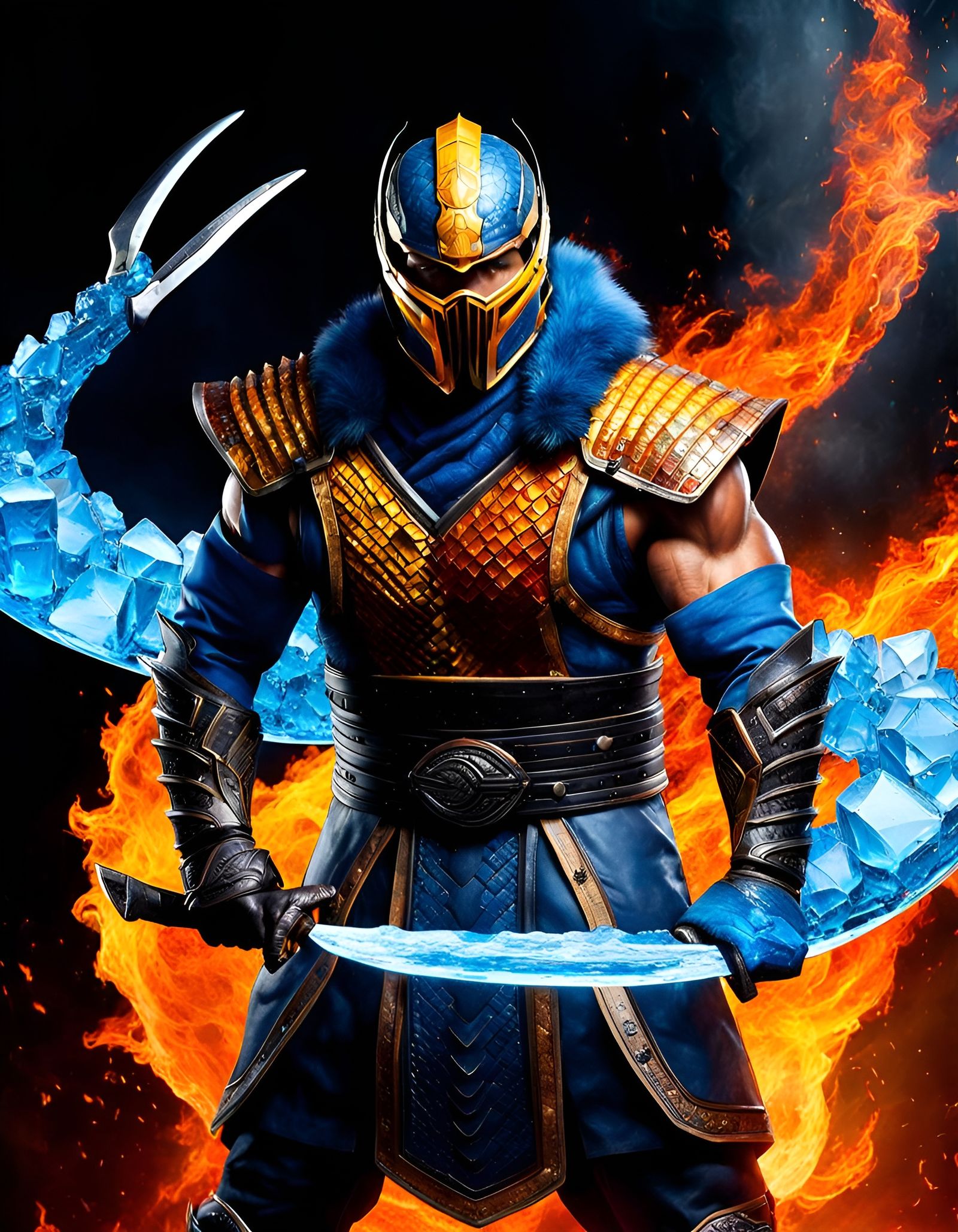 Mortal Kombat Multiverse: Ice-Scorpion - AI Generated Artwork ...