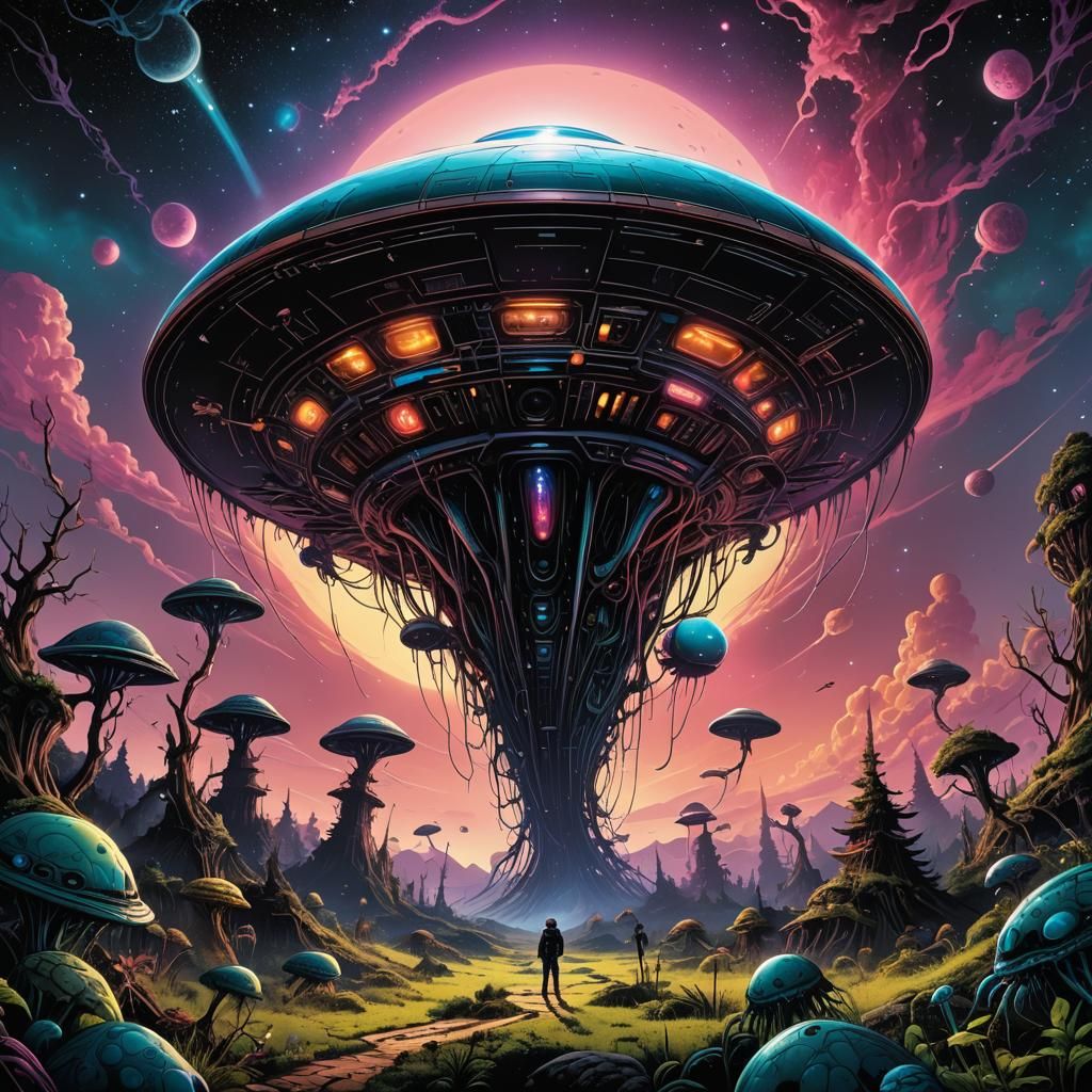 A bizarre alien - AI Generated Artwork - NightCafe Creator