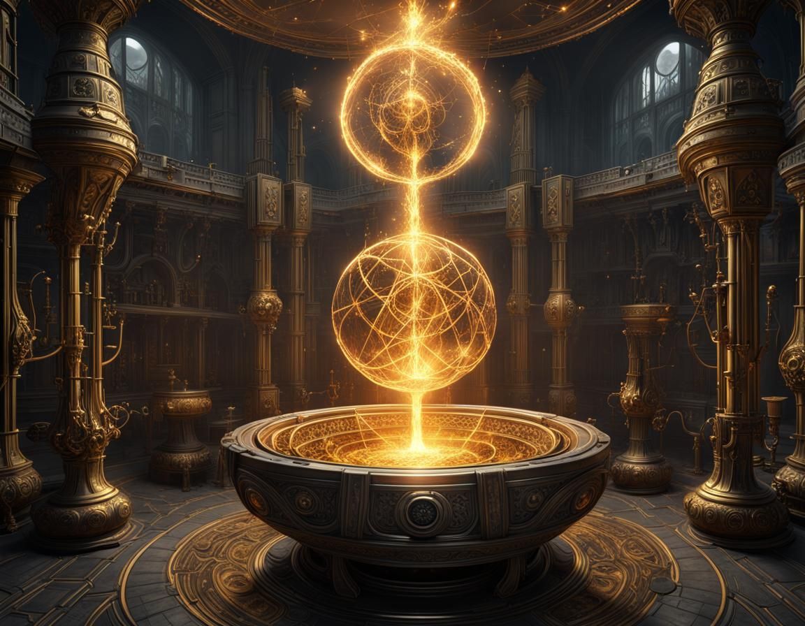 alchemical vessel - AI Generated Artwork - NightCafe Creator