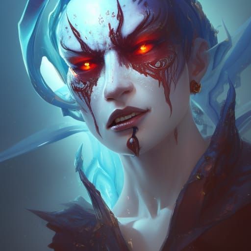 Cold Demon - AI Generated Artwork - NightCafe Creator