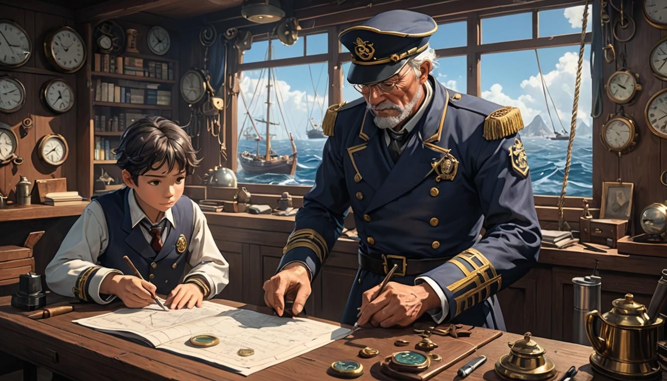 Master and Apprentice - AI Generated Artwork - NightCafe Creator