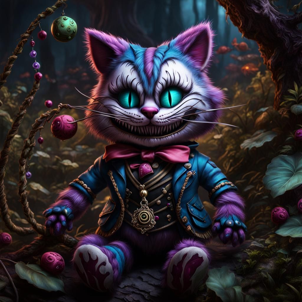 Cheshire Cat - AI Generated Artwork - NightCafe Creator