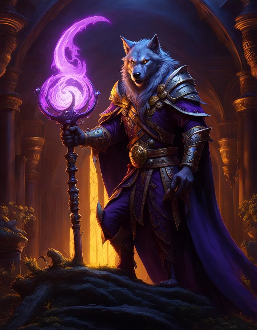 Werewolf Wizard, Take 2 - AI Generated Artwork - NightCafe Creator