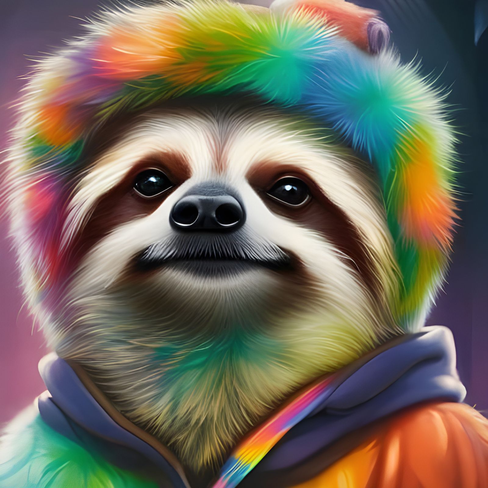 Eskimo Sloth - AI Generated Artwork - NightCafe Creator
