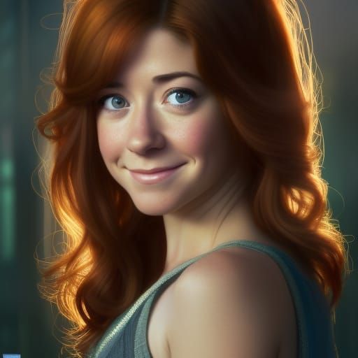 Alyson Hannigan - AI Generated Artwork - NightCafe Creator