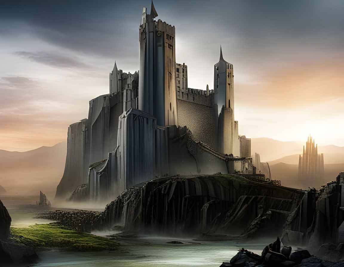 Lord of the Rings - Helms Deep Castle - AI Generated Artwork ...