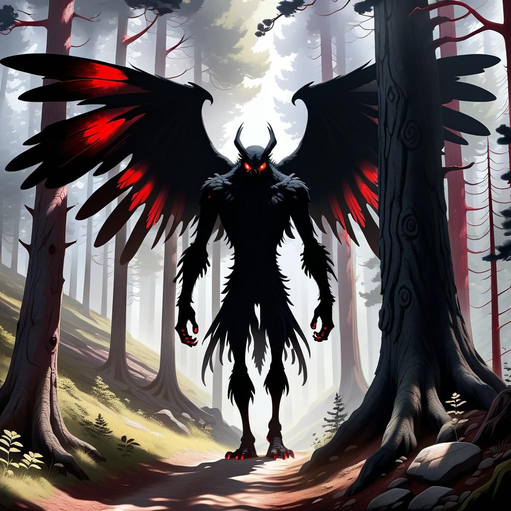 Cryptid? Guardian? Angel? or Monster? - AI Generated Artwork ...