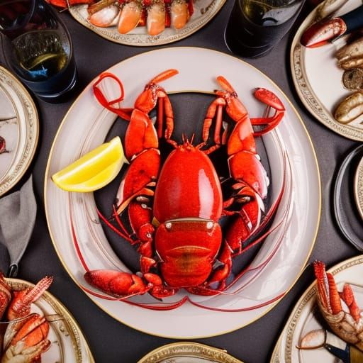 Lobster - AI Generated Artwork - NightCafe Creator