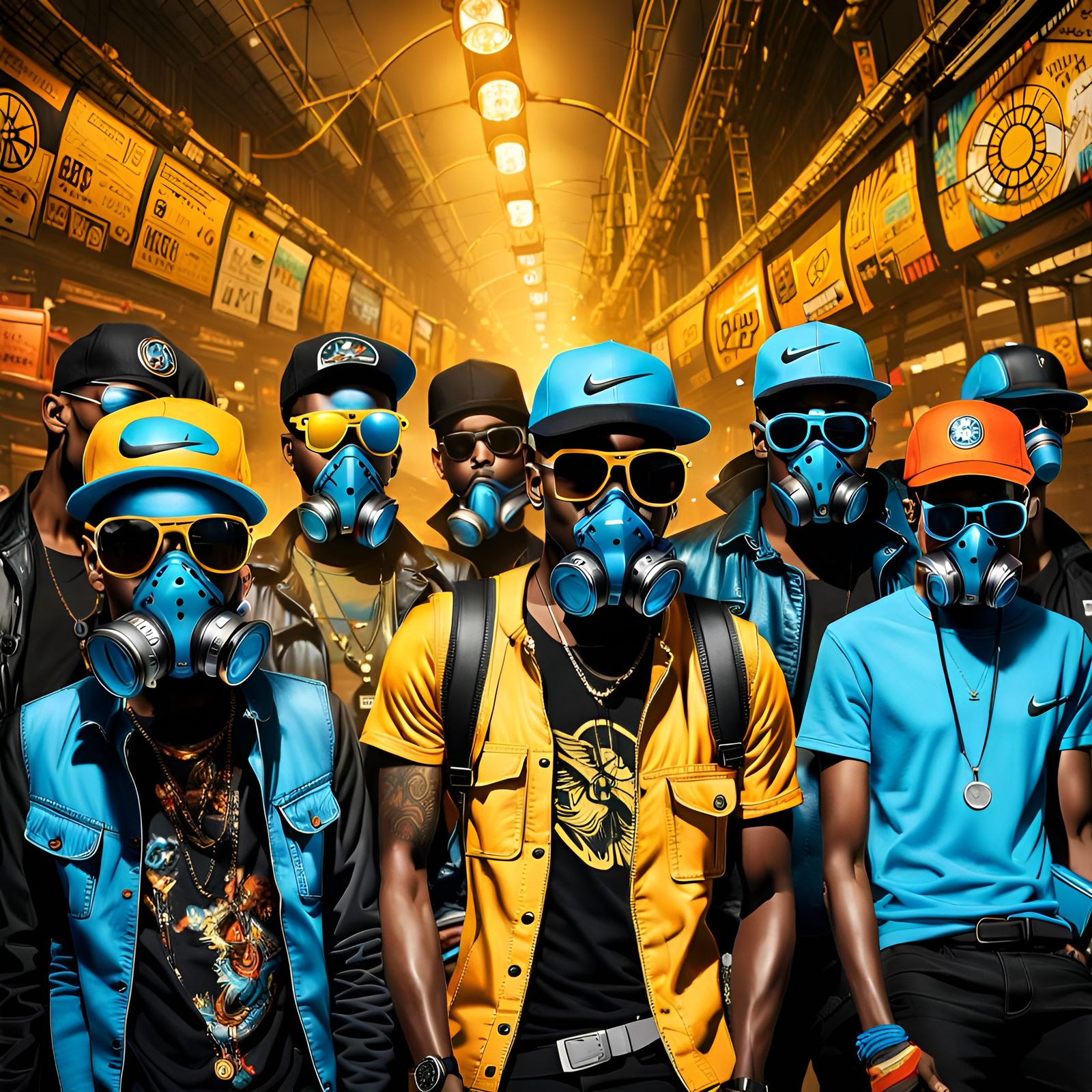 underground rave scenario - AI Generated Artwork - NightCafe Creator