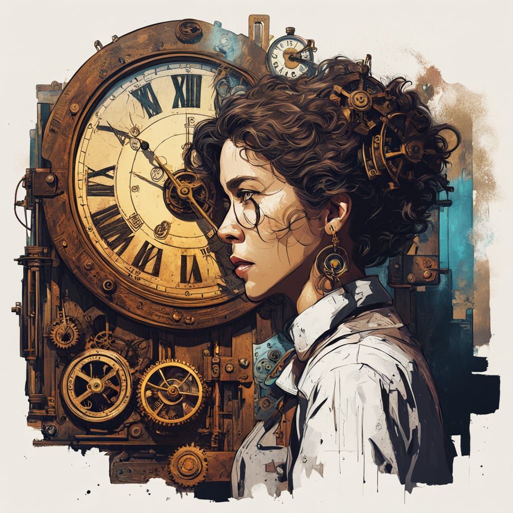 Timeless Watchmaker's Apprentice - AI Art
