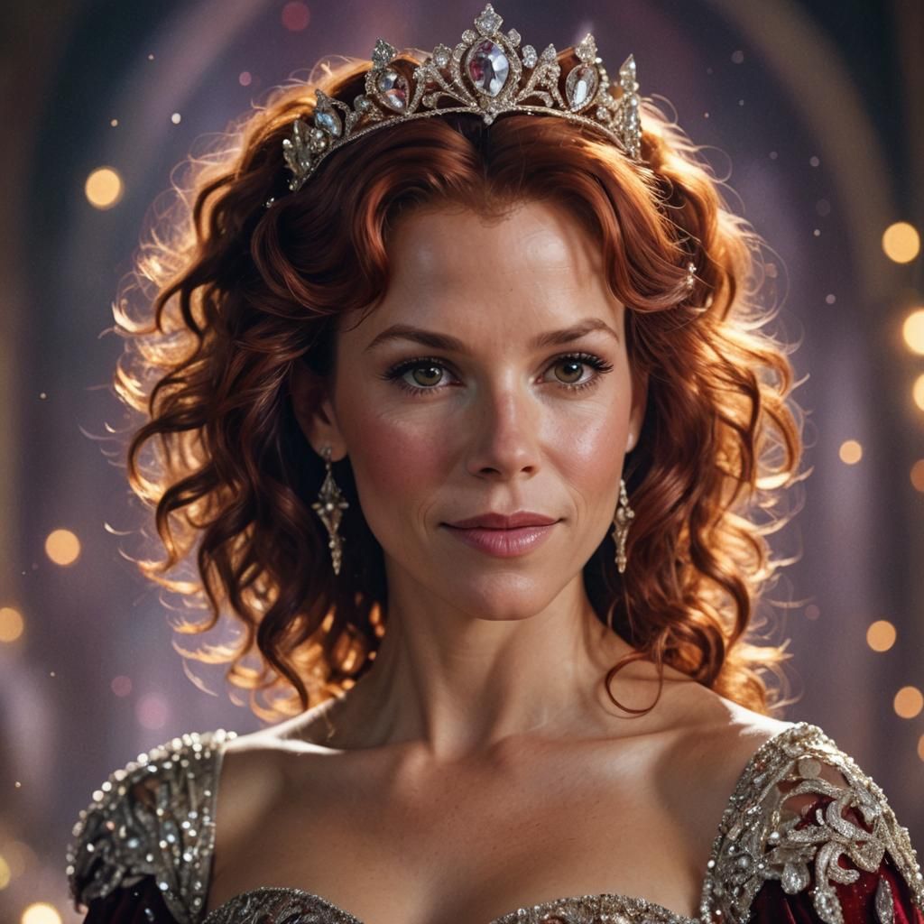 Robyn Lively as a Renaissance Princess