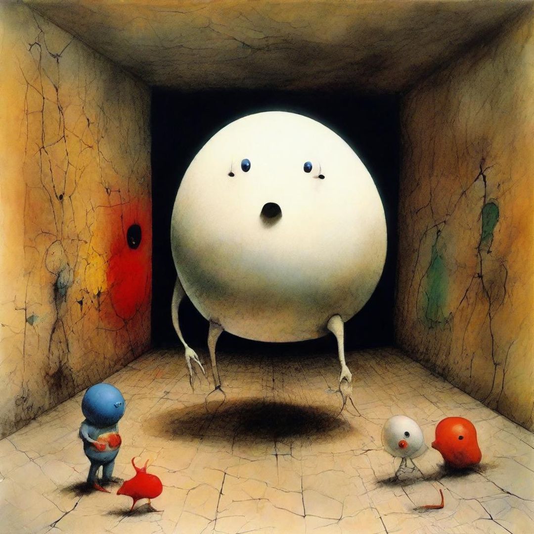 Humpty Dumpty by Zdzislaw Beksinski Joan Miro Dr. Seuss Stephen Gammell ...