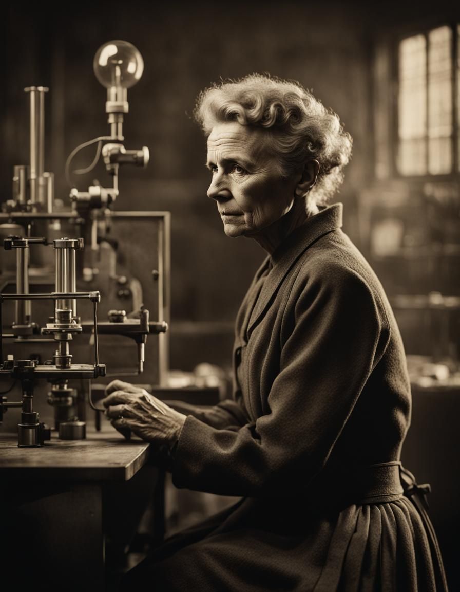 Marie Curie - AI Generated Artwork - NightCafe Creator