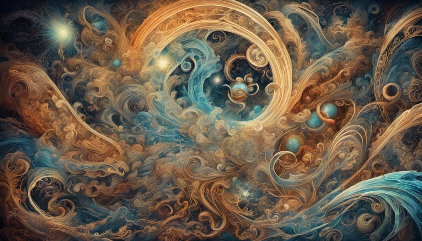 The Cosmic Whirlwind - AI Generated Artwork - NightCafe Creator