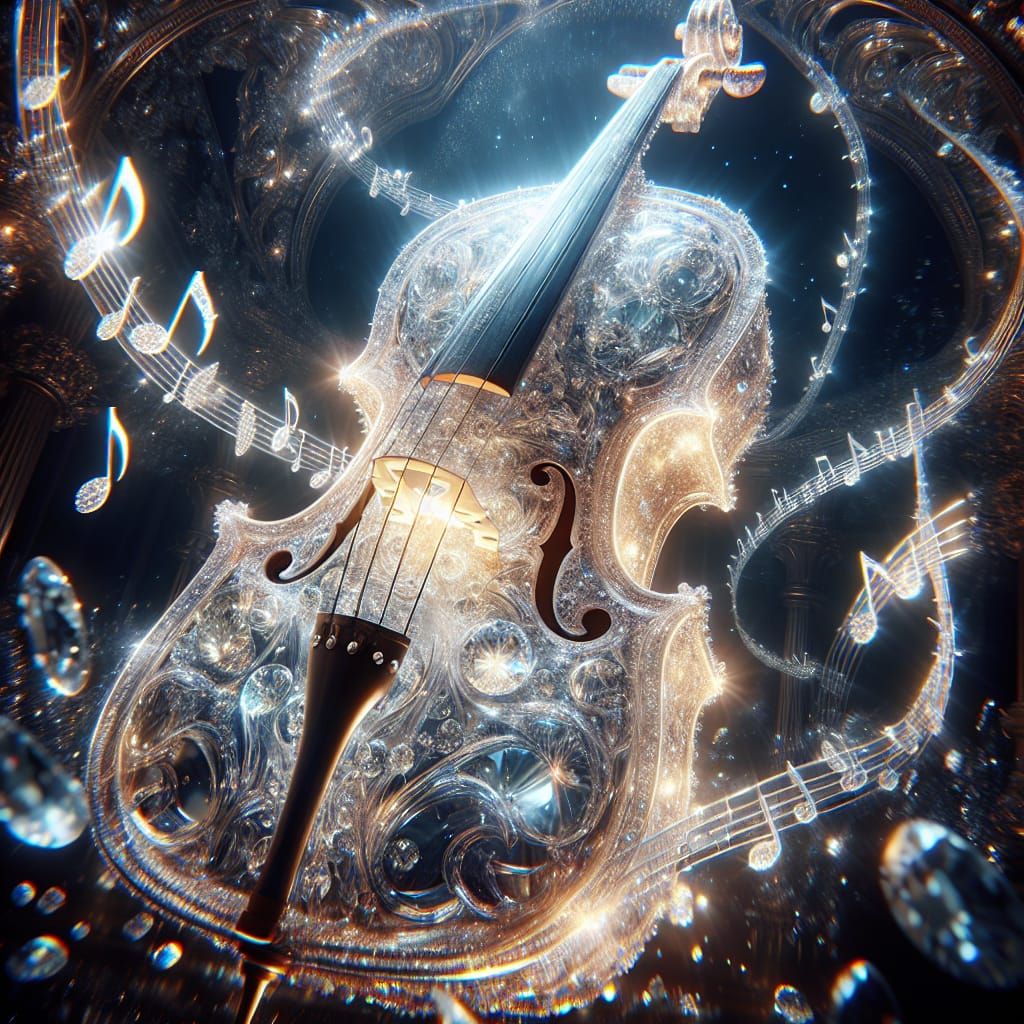 Magical Music - Surreal Glass Cello Concerto in a Vibrant Mu...