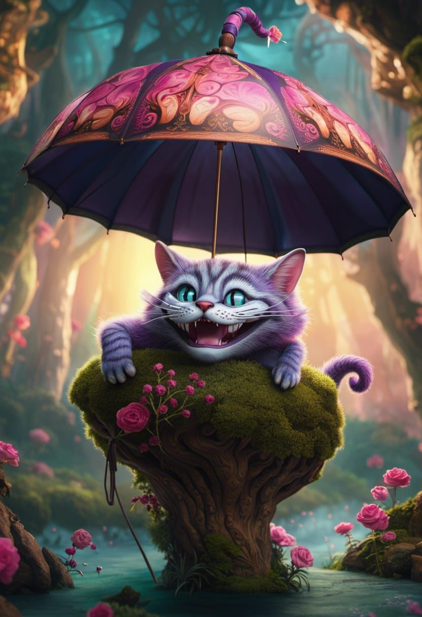 Cheshire Kitten - AI Generated Artwork - NightCafe Creator