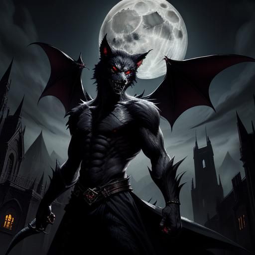 WereBat. - AI Generated Artwork - NightCafe Creator