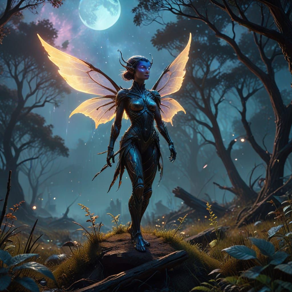 Moon fae - Luna - Celestial Fae in a Haunting Galactic Lands...